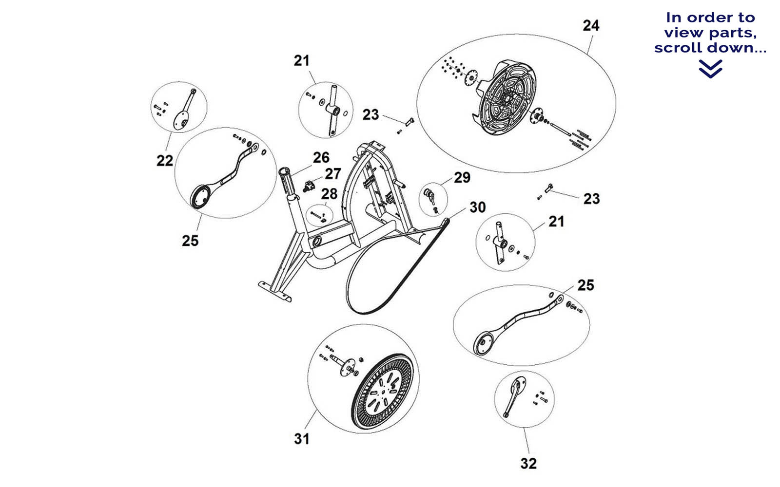 Airdyne AD2 Pedal Drive Parts - Krislynn