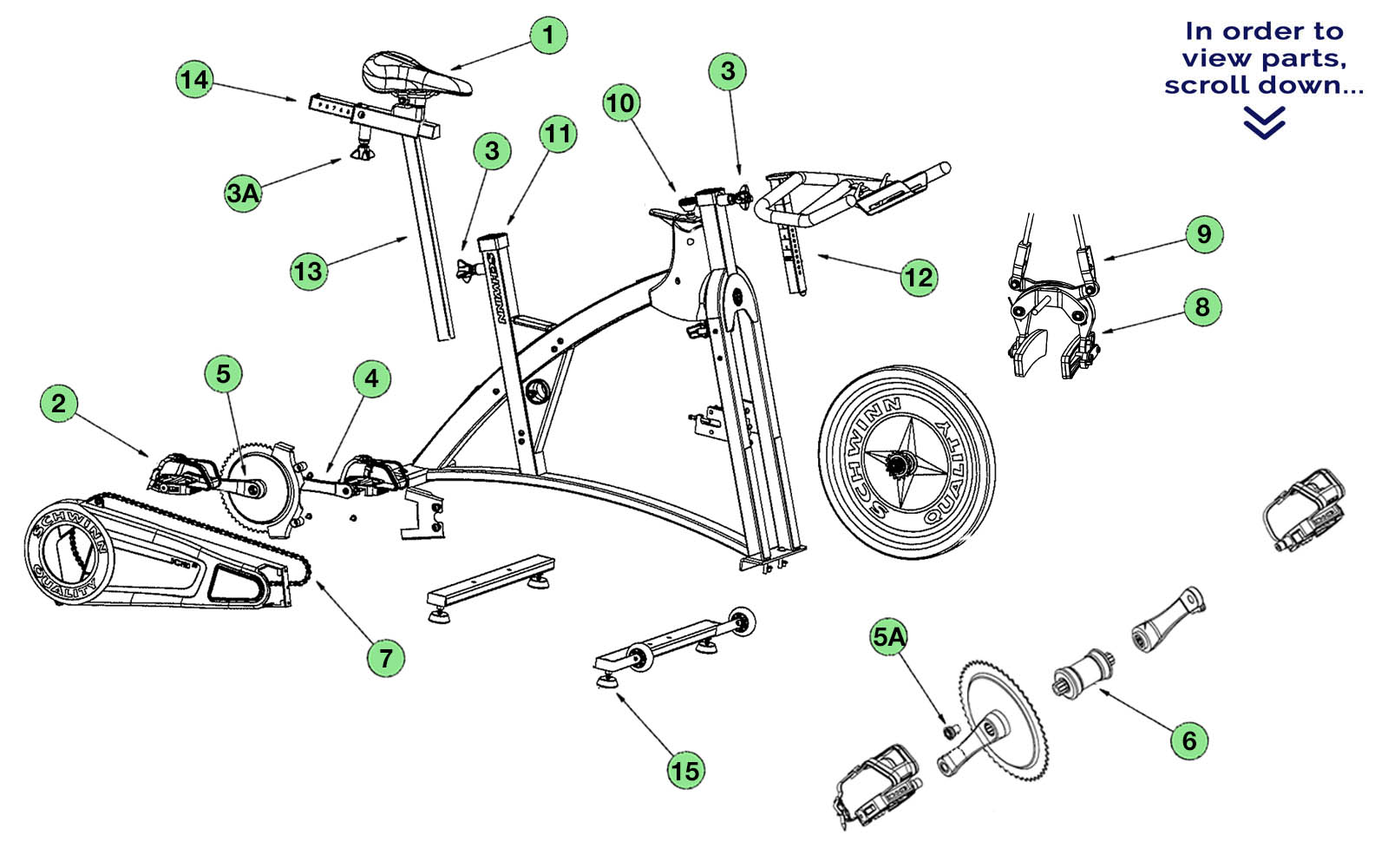 Schwinn IC Pro 20 Parts & Schwinn Parts | Krislynn